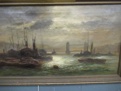 R. Delongprie Signed Painting