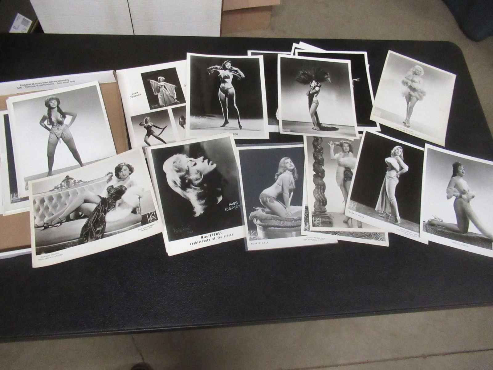 Approx. 50 Original Burlesque Photographs
