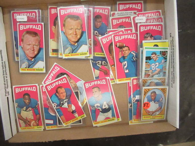 Group Of Early Buffalo Bills Football Cards