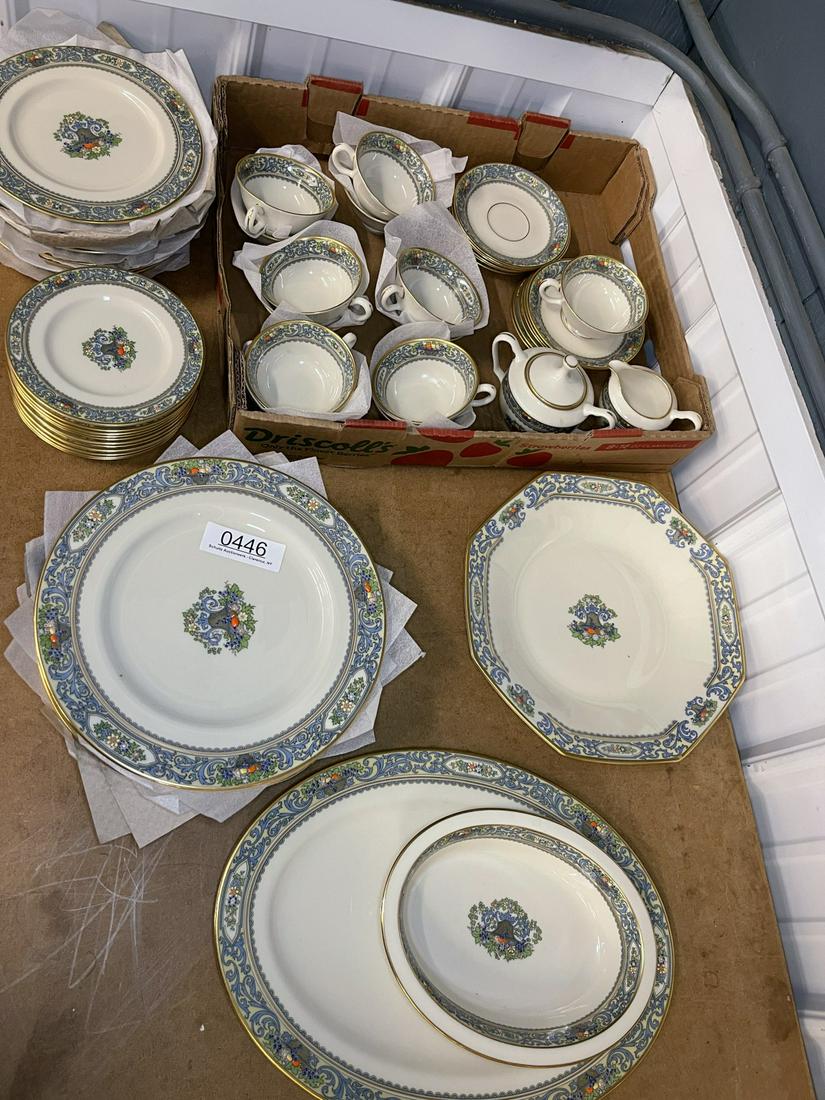 Lenox China Autumn Pattern Dinner Plates, Side Plates