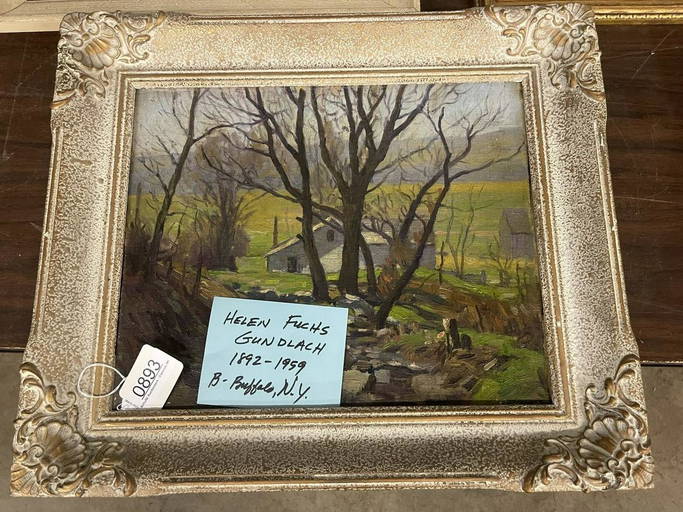 Helen Fuchs Gundlach Painting of Woods (#0893) on Mar 04, 2022 ...