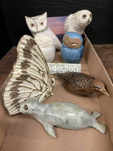 Anderson Pottery Owls, Plaque, Catalog