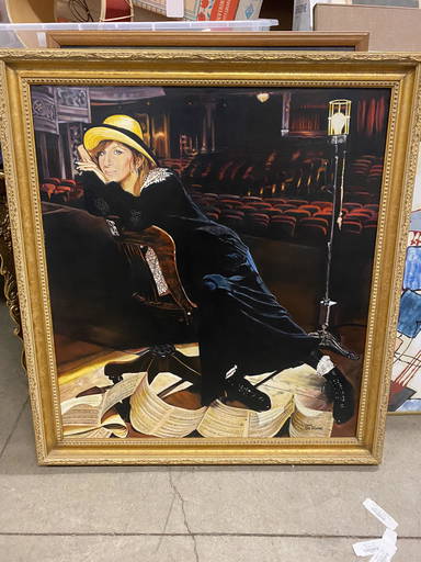 Vincent Derose Painting Of Barbara Streisand