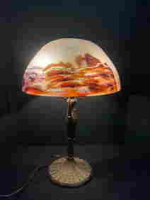 ANTIQUE LA ROCHERE CAMEO OVER-LAY GLASS LAMP - Oct 26, 2014 ...