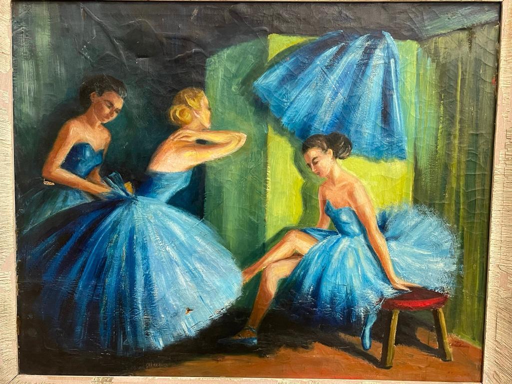 J. Cooke 1952 Oil on Canvas Painting - Mar 10, 2023 | Schultz ...