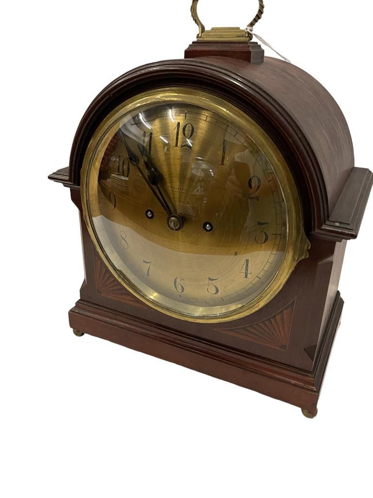 G.w. Russell 8 Day Walnut Clock Auction