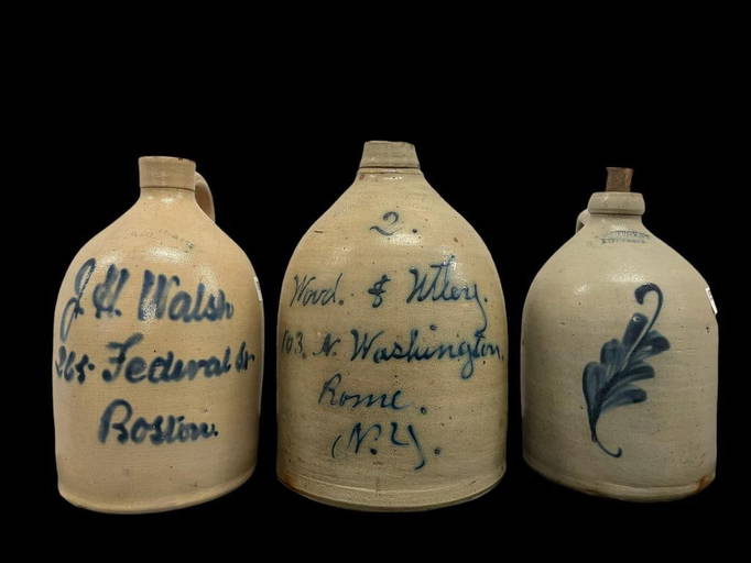 Jugs Incl. Troy & Lyons Co Operative Pottery