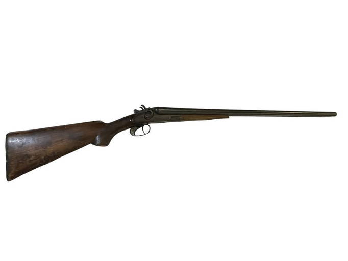 Clifford Hardware Company Antique Double Barrel Shotgun