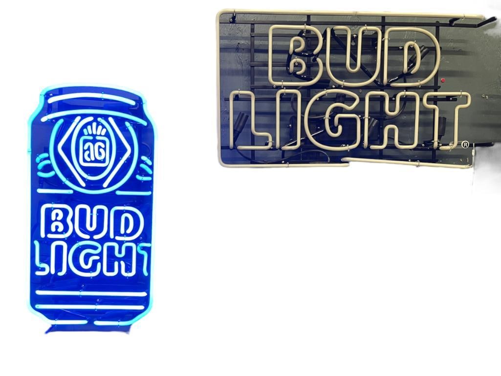 Bud Light Neon Signs Auction