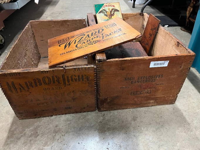 Explosives Crate, Cigar Boxes & More