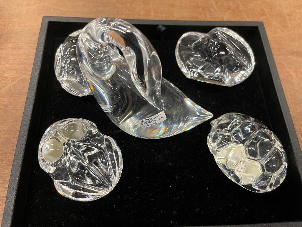 5 Steuben Animal Paperweights Auction