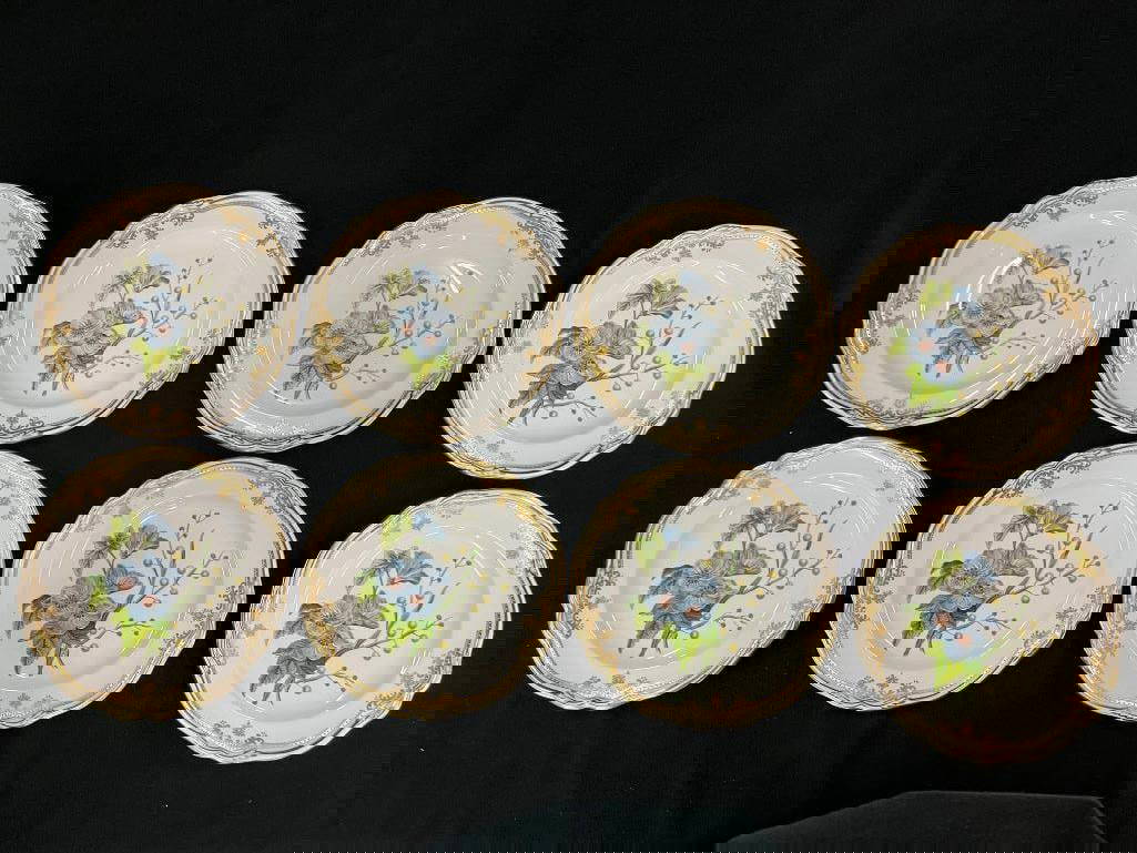 Spode Stafford Flower Small Plates Auction