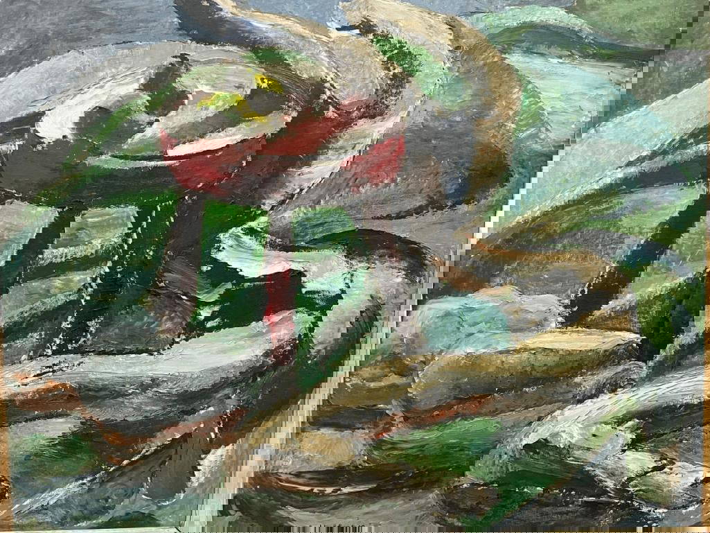 Ruth Erb Hoffman, Oil On Board Auction