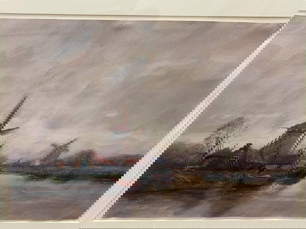 George Hardle Watercolor Auction