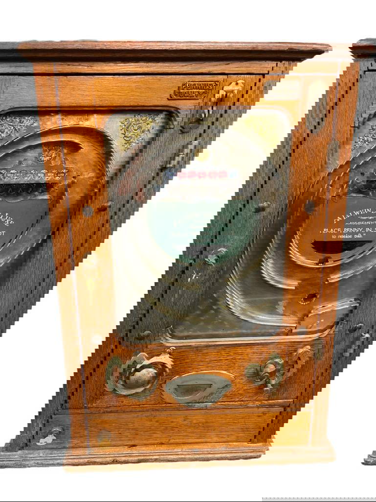 Allwin De Luxe Penny Amusement Machine Auction