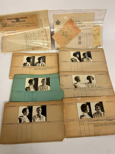 Group Of Female Inmate Cards And More From New York State Prisons