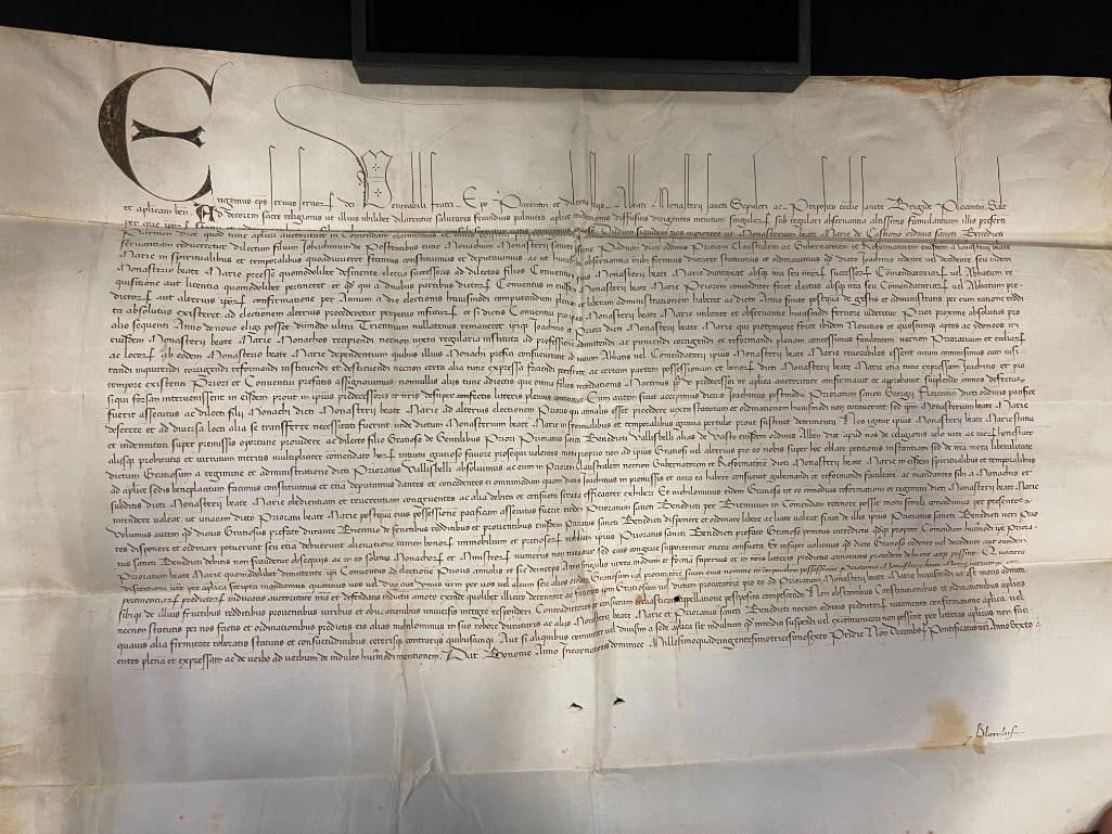 Early Religious Document Holy Sepulchre Of Jerusalem