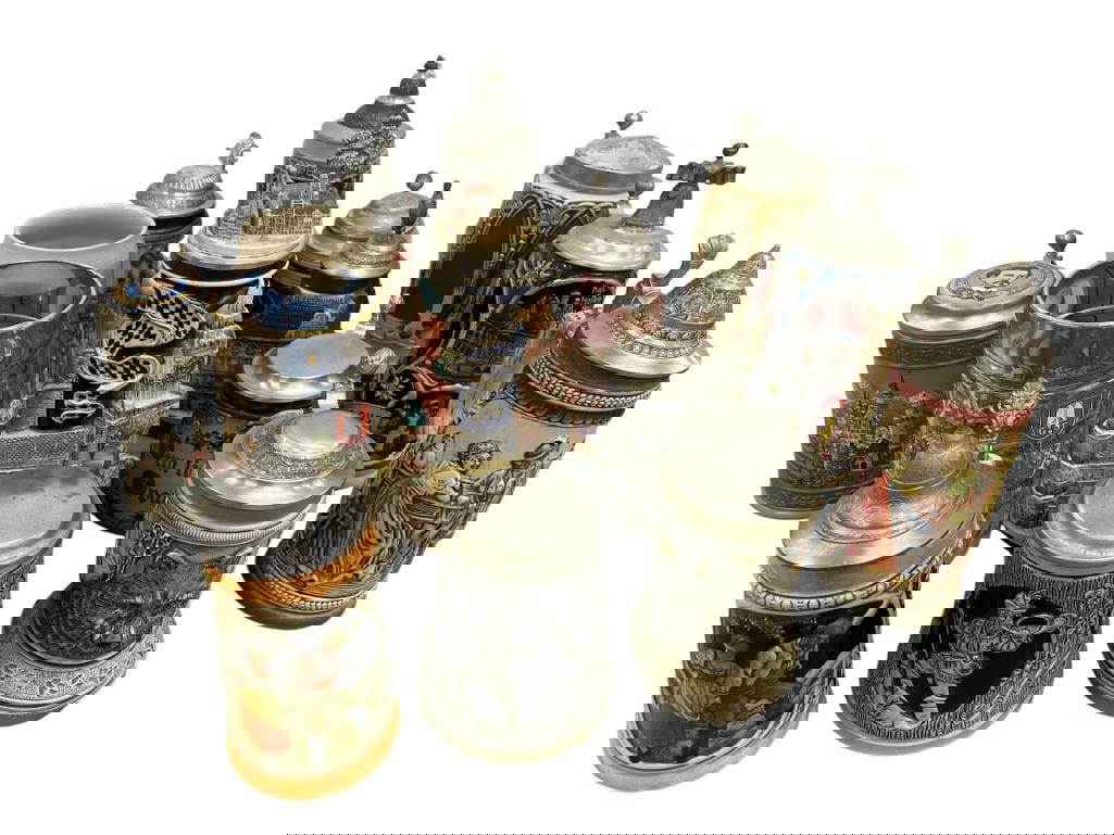 Group Of Steins Marked Germany And More Auction