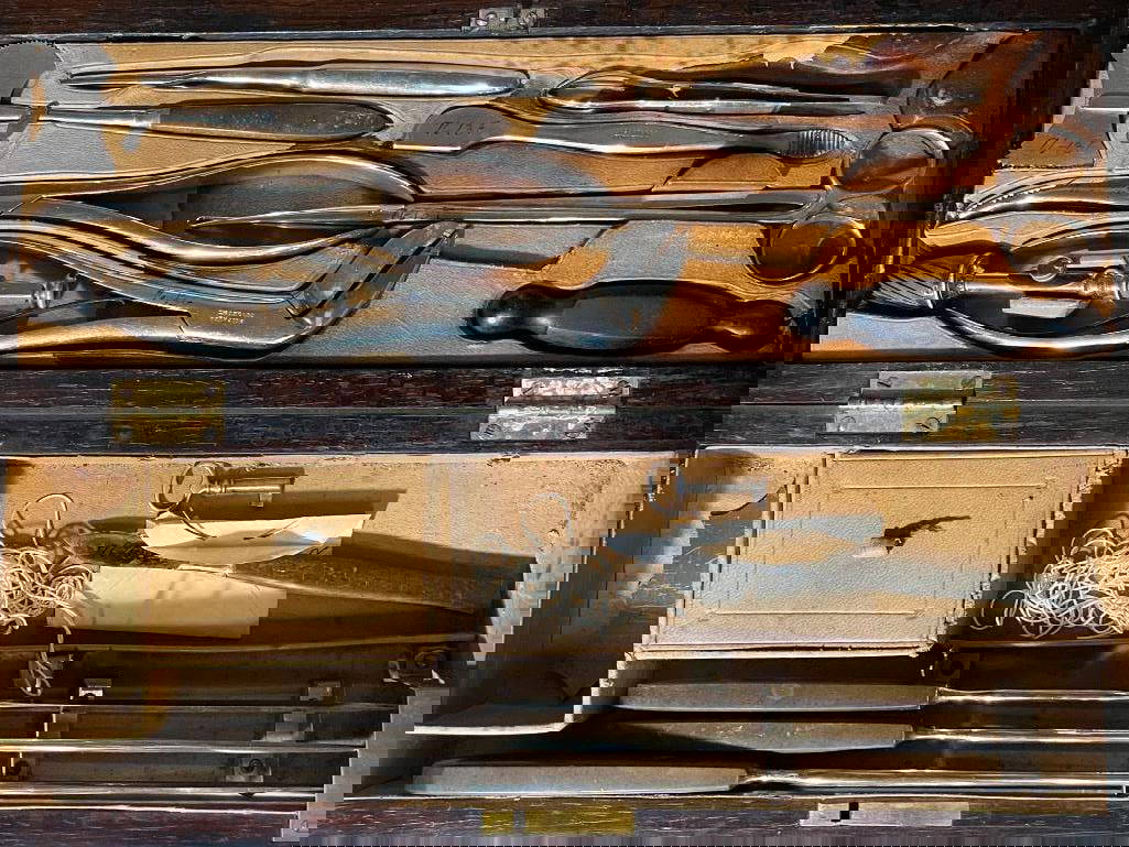 Victorian Era Shepard And Dudley Medical Instrument Set Auction