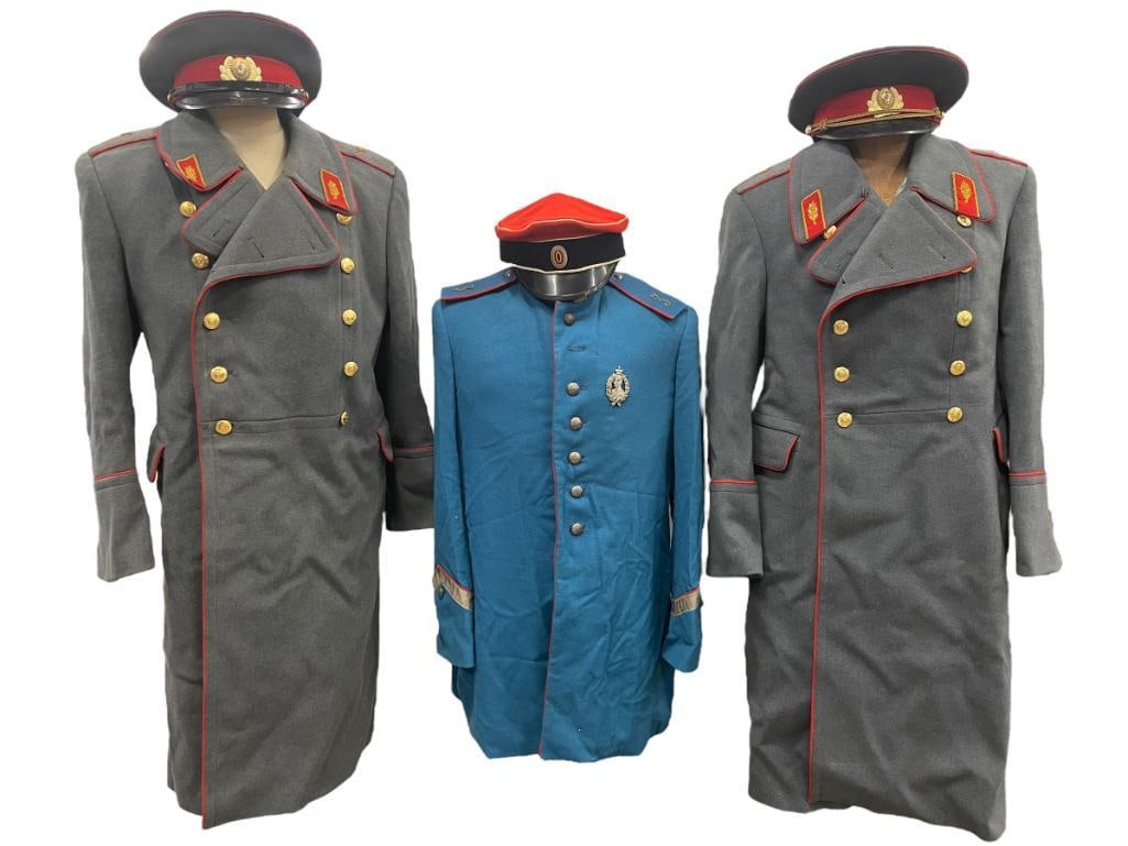 Mixed Lot Of Imperial Russian Tunic And Winter Coats Auction