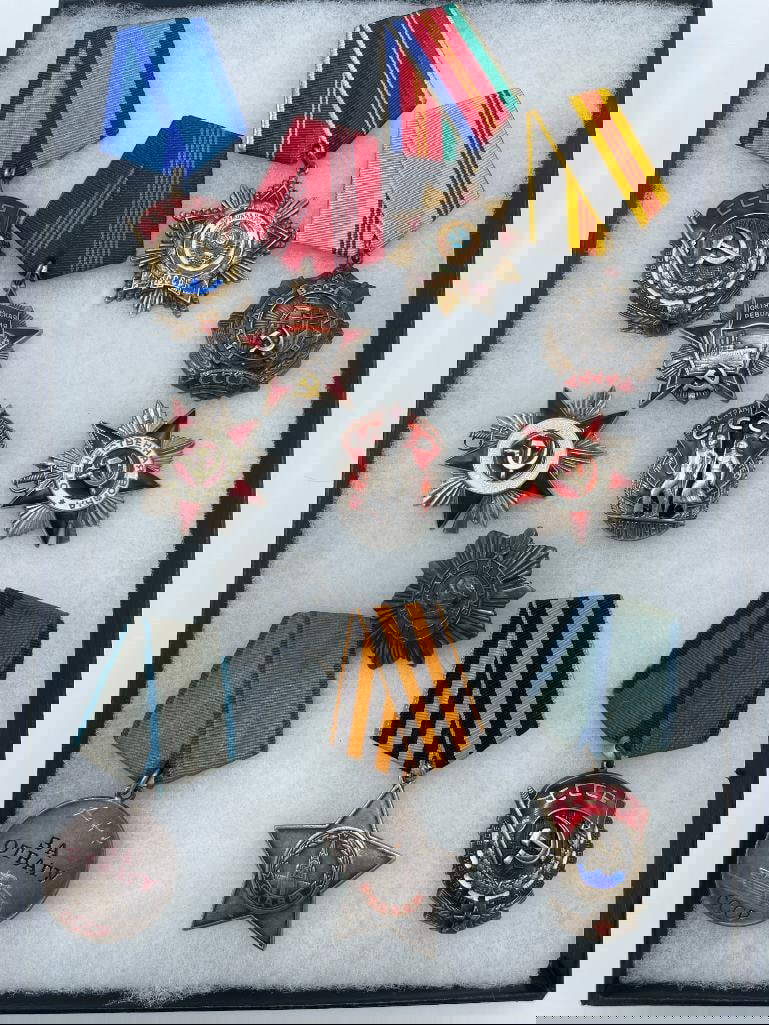 Lot Of Approximately 11 Soviet Medals Auction