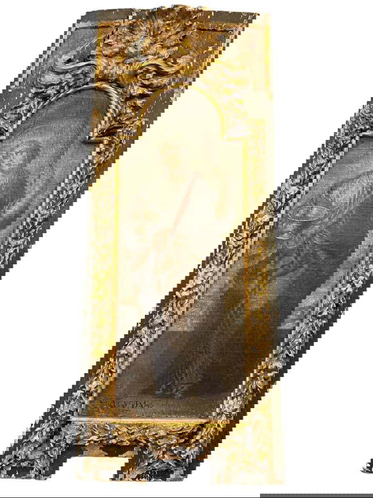 16th Century, Possibly Earlier Oil On Canvas Of St. Agueda (st. Agatha ...