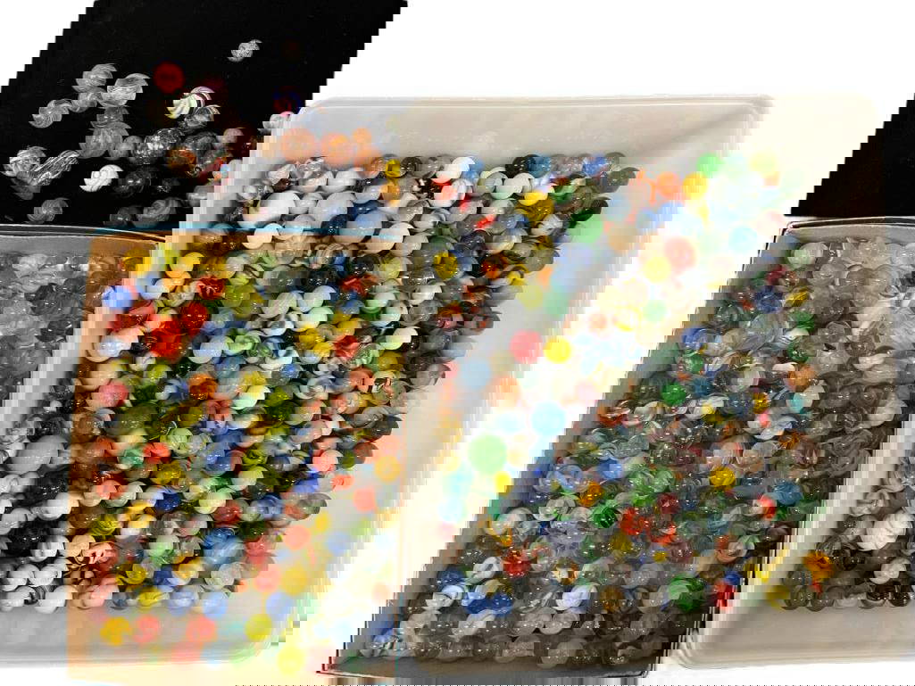 Large Group Of Marbles Auction