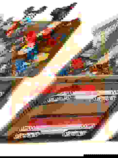 Mixed Group Of Mickey Mouse, Fat Albert Figures Lionel Trains Auction