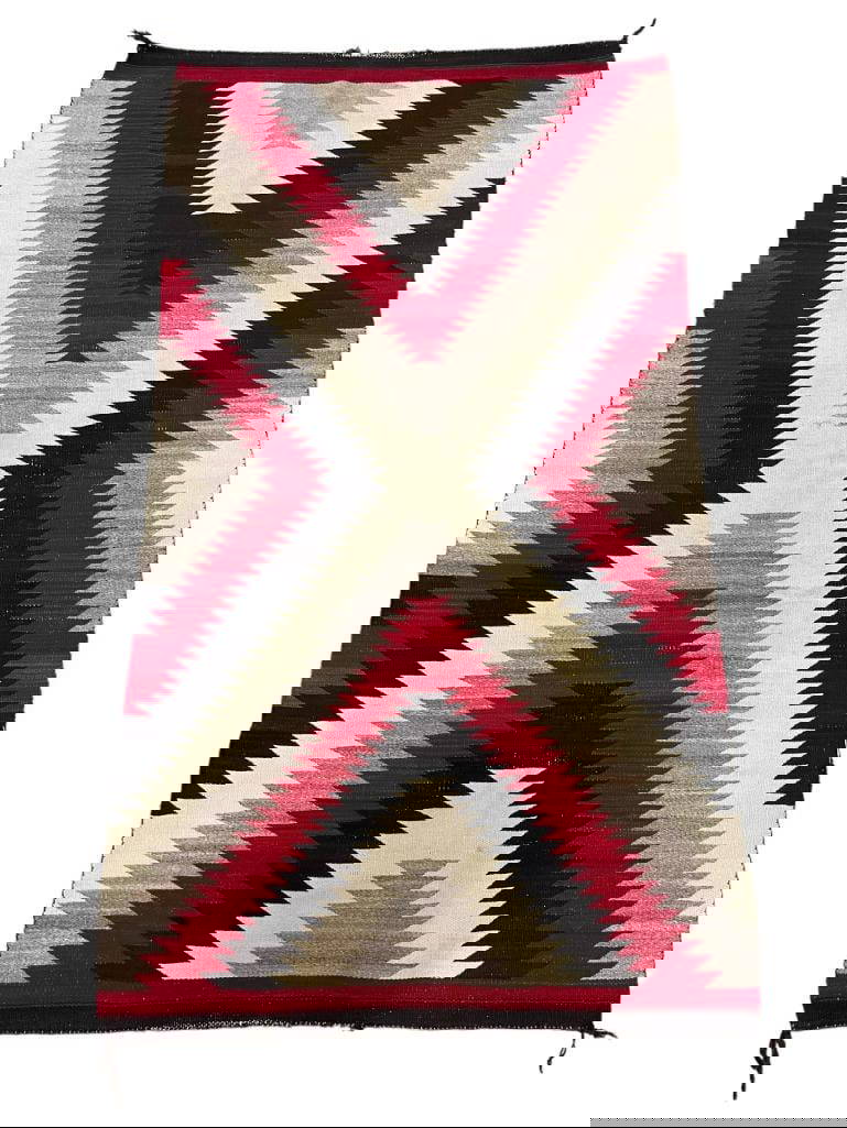 Navajo Rug With Lightning Pattern Auction