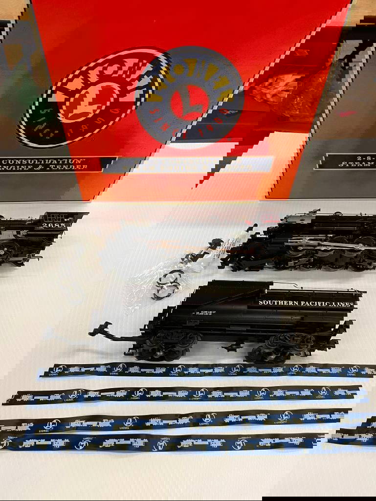 Lionel 2-8-0 Consolidation Steam Engine & Tender Southern Pacific Auction