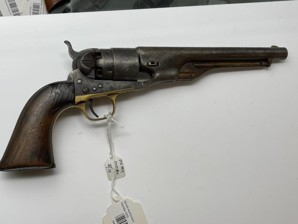 Colt 1860 Army Antique Revolver Auction