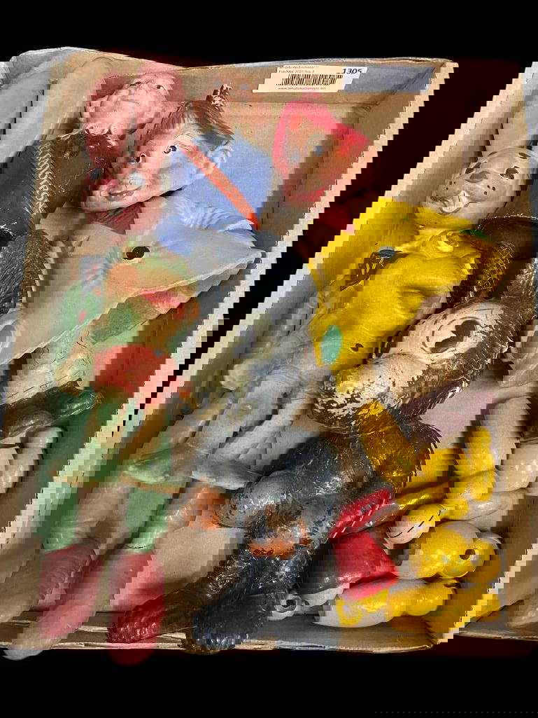 Mickey Mouse, Bendable Rabbit, Denny Dimwit Bobblehead Etc Auction