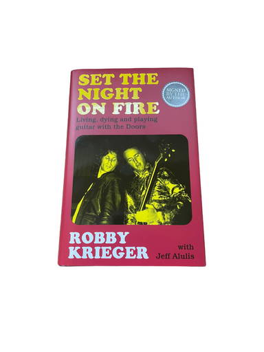Robby Krieger Signed Set The Night On Fire Book - Dec 13, 2021 | Rock n ...