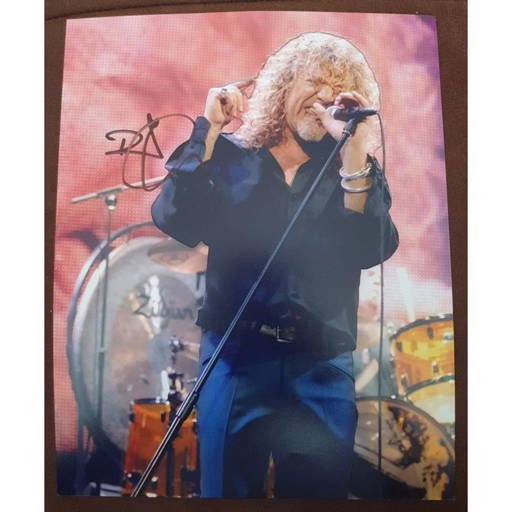 Robert Plant Signed Photograph Certified