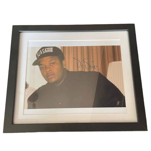 Dr. Dre Signed Framed Photograph