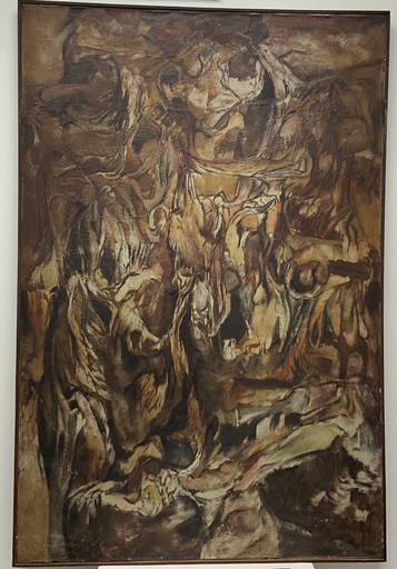 Robert McChesney Large signed abstract modern oil painting (#0005) on ...