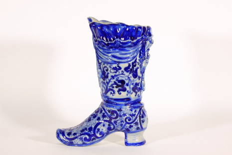 Ceramic Boot Figurine