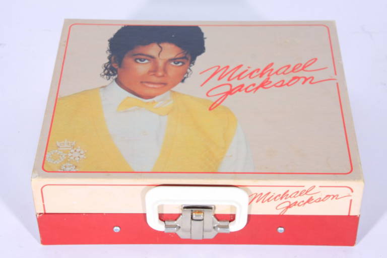 Vintage Michael Jackson Portable Record Player