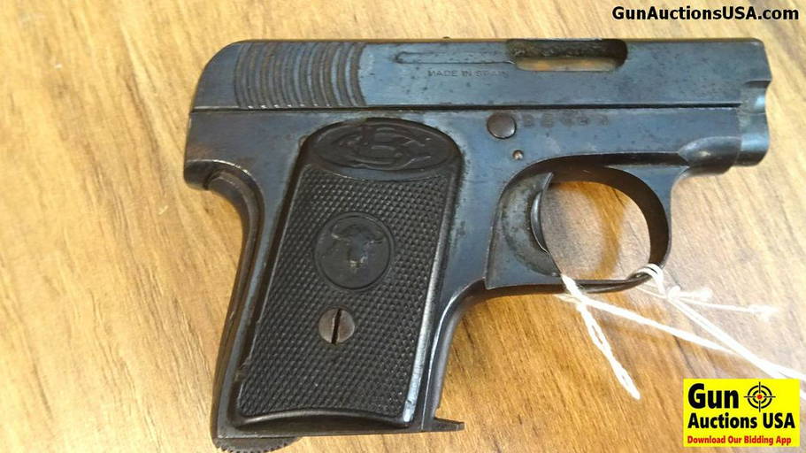 Spanish Buffalo .25 Cal. Semi Auto Pistol. Good