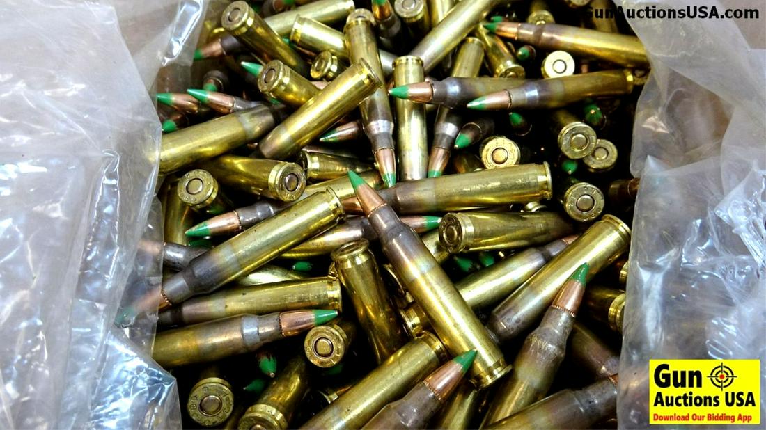 Lake City .223 Ammo. 1000 Rounds Of Green Tip