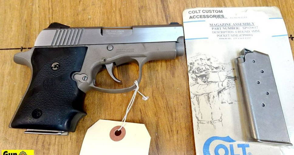 Colt Pocket Nine Series 90 9mm Pistol. Excellent
