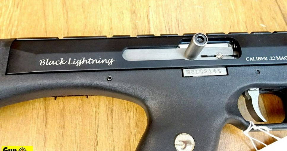 Mitchell Black Lightning .22 Magnum Threaded Rifle.