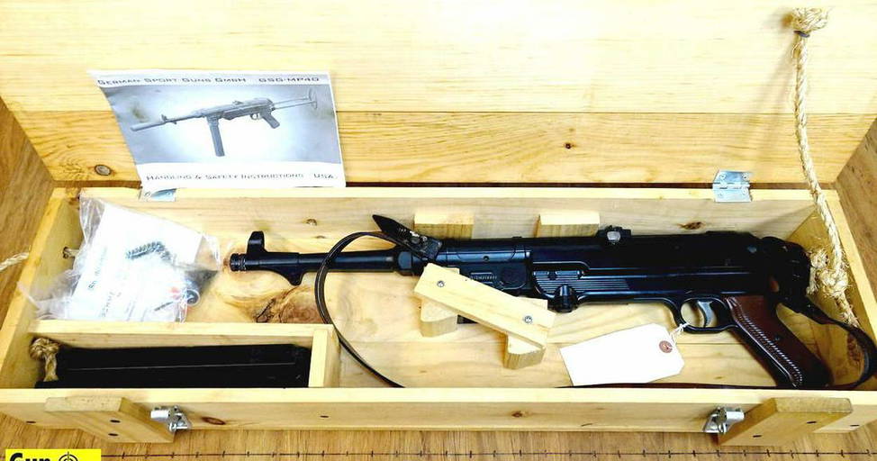 Ati Schmeisser Gsg Mp40 .22 Lr Pistol. Very Good. 10"