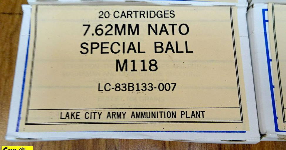 Lake City 7.62x51 NATO Ammo. 80 Rounds of M118 Special - Mar 14, 2021 ...