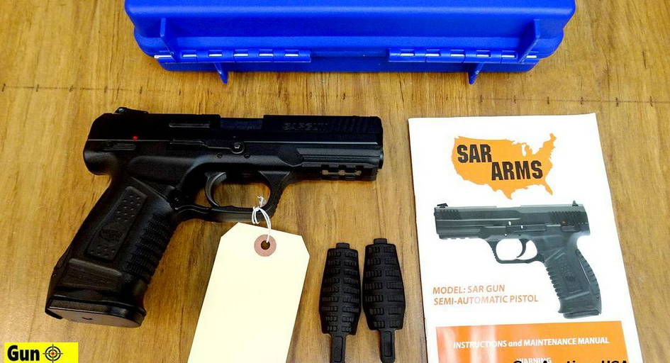 SAR ARMS SARGUN ST9 9MM Pistol. Like New. 4.5" Barrel. - May 16, 2021 | Gun Auctions USA in FL