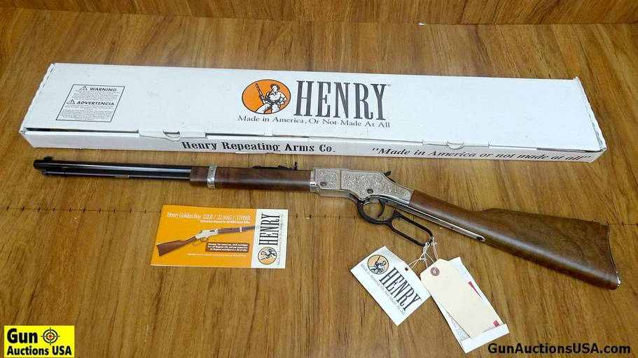 Henry H004se .22 S L Lr Golden Boy Silver Eagle Rifle.