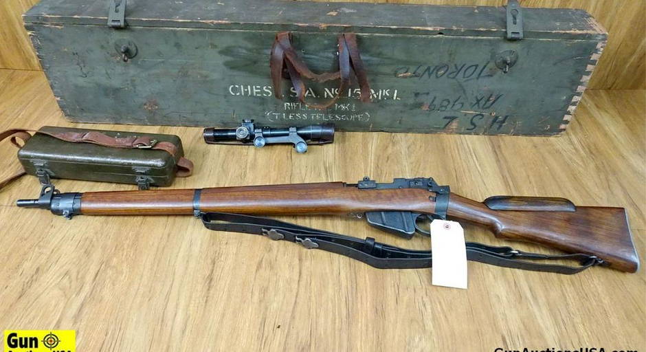 Enfield 1944 M47C (SNIPING) .303 CANADIAN SNIPER Rifle. Excellent ...