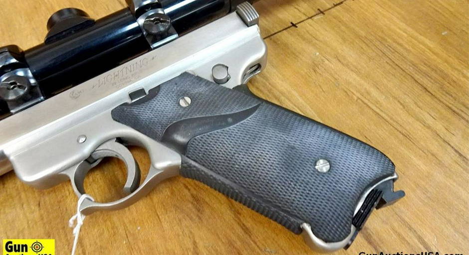 Amt Lightning .22 Lr Pistol. Very Good. 5.5" Barrel. Shiny Bore, Tight ...