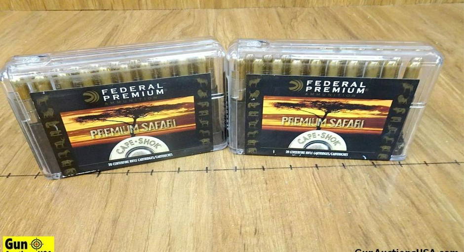 Federal Premium/safari .416 Rem Mag Trophy Bonded Ammo. 40 Rounds Of ...