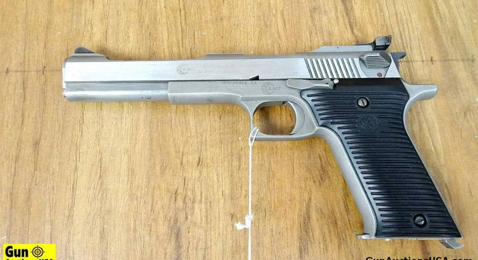 Amt Automag Ii .22 Wmr Semi Auto Pistol. Good Condition. 6" Barrel ...